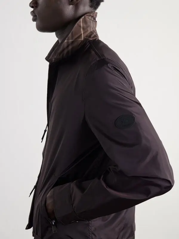 Burberry Logo-appliquéd Shell Jacket