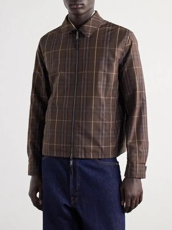 Burberry Logo-appliquéd Shell Jacket