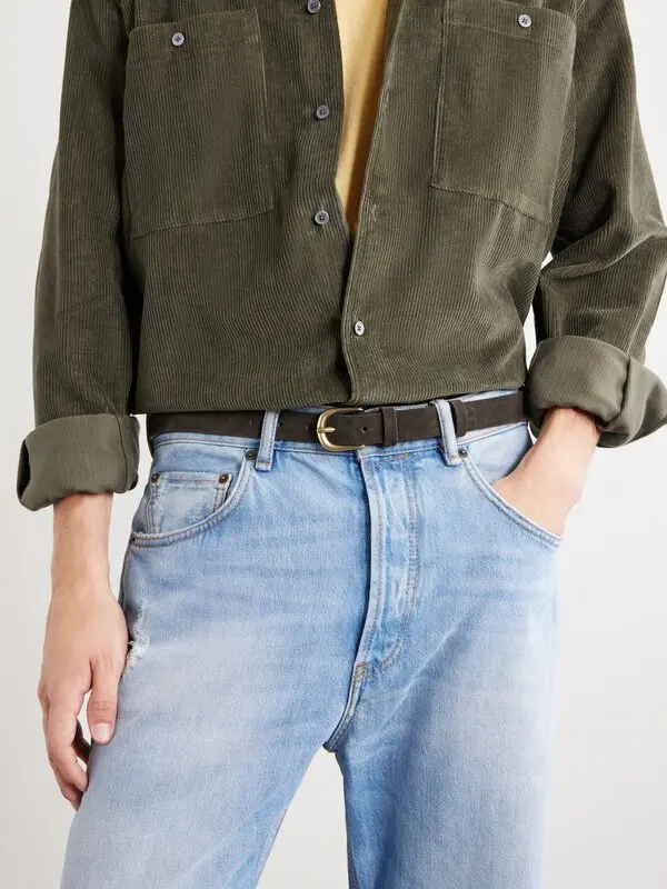 Mr P. 2.5cm Suede Belt