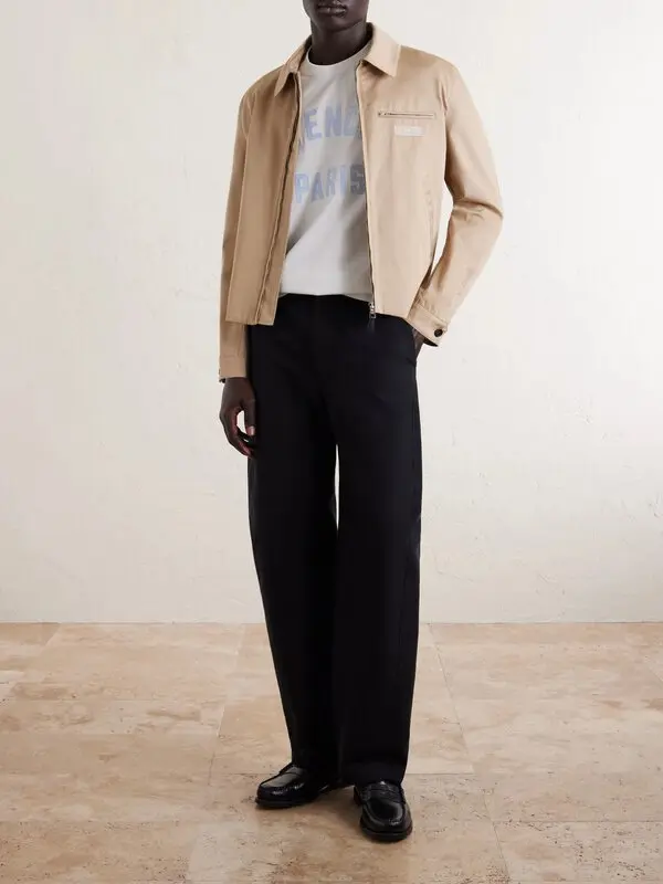 Givenchy Harrington Logo-appliquéd Cotton-twill Jacket