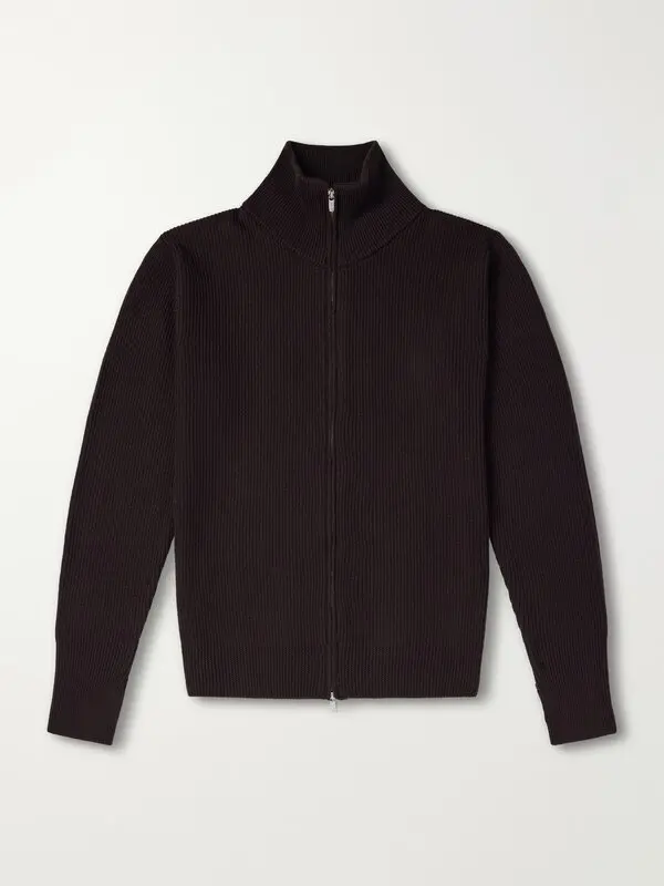 Barena Venezia Ribbed Virgin Wool Sweater - Brown