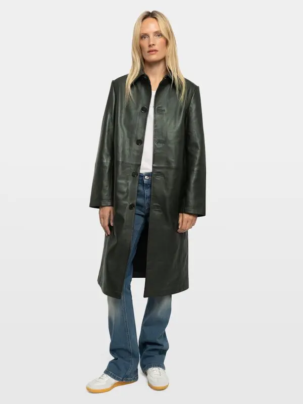 Zadig&Voltaire Mentlyr Leather Coat