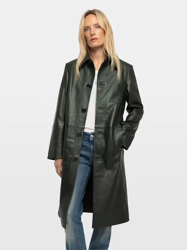 Zadig&Voltaire Mentlyr Leather Coat