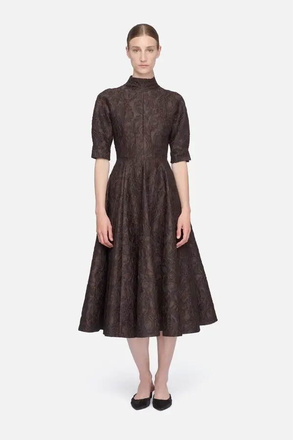 EMILIA WICKSTEAD Quinley Dress In Woven Cloqu