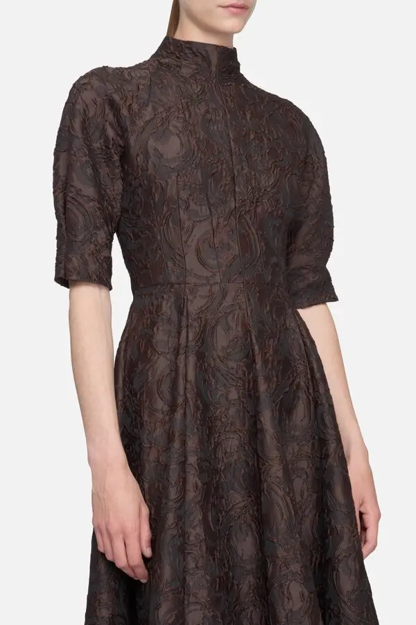 EMILIA WICKSTEAD Quinley Dress In Woven Cloqu