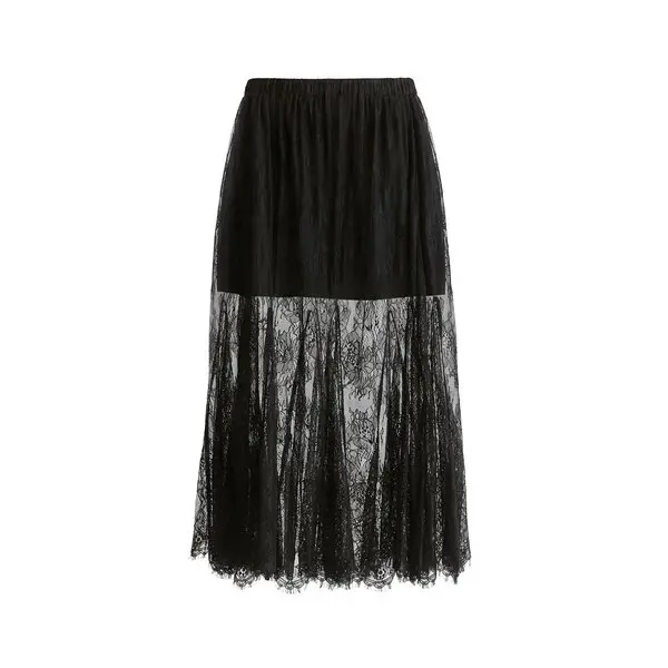 PAISIE Two-piece Lace Skirt With Godet Paneling