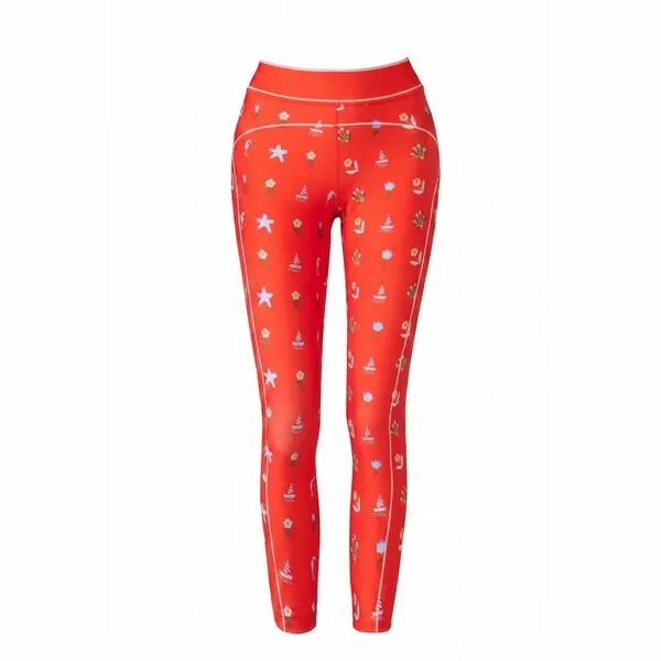 JESSIE ZHAO NEW YORK Tides High-waisted Leggings - Red