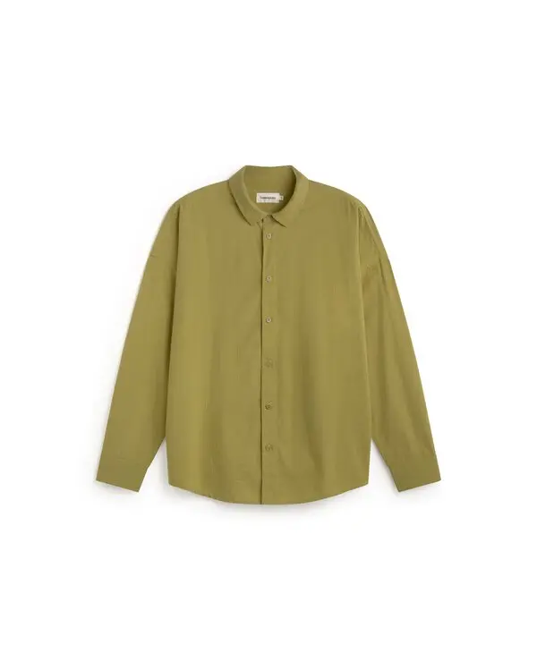 THINKING MU Oversize Seersucker Haru Shirt