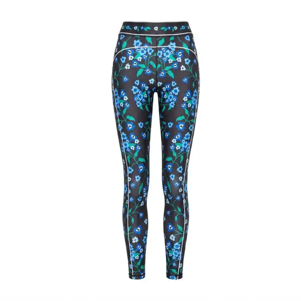 JESSIE ZHAO NEW YORK Garden Nocturne High-waisted Leggings - Black