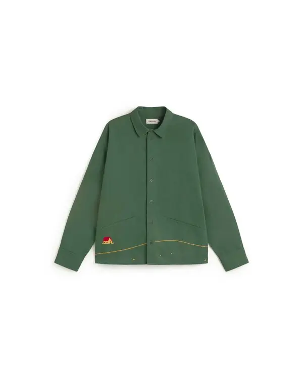 THINKING MU Hand-embroidered Jim Shirt