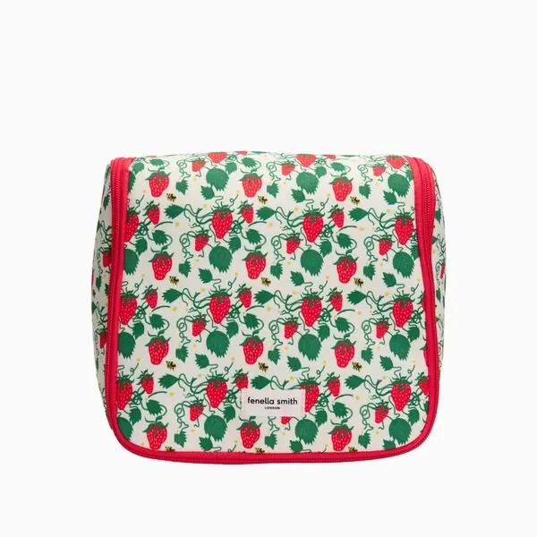 FENELLA SMITH Strawberry Daze Lyla Hanging Washbag