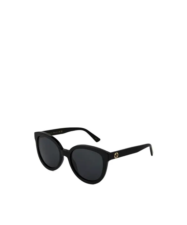 Gucci Oval Sunglasses - Black