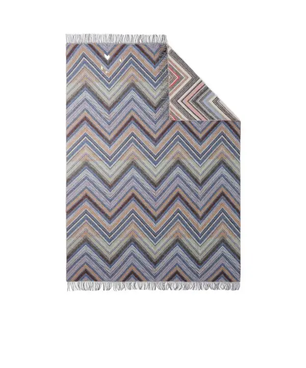 Missoni Zigzag Woven Fringed Edge Blanket