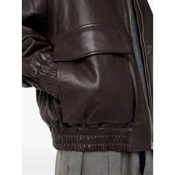 Studio Nicholson Piston Zip-up Jacket - Brown