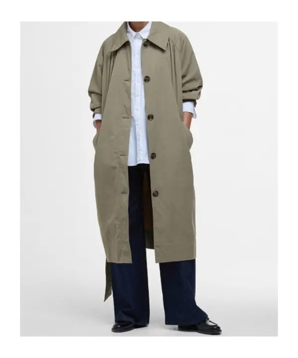 Barbour Garbo Showerproof Trench Coat