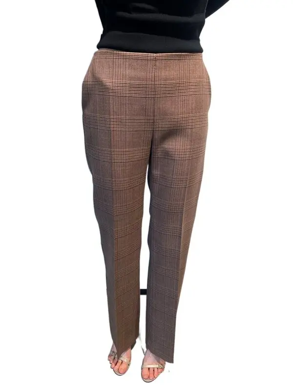 Max Mara Prince Of Wales Check Trousers