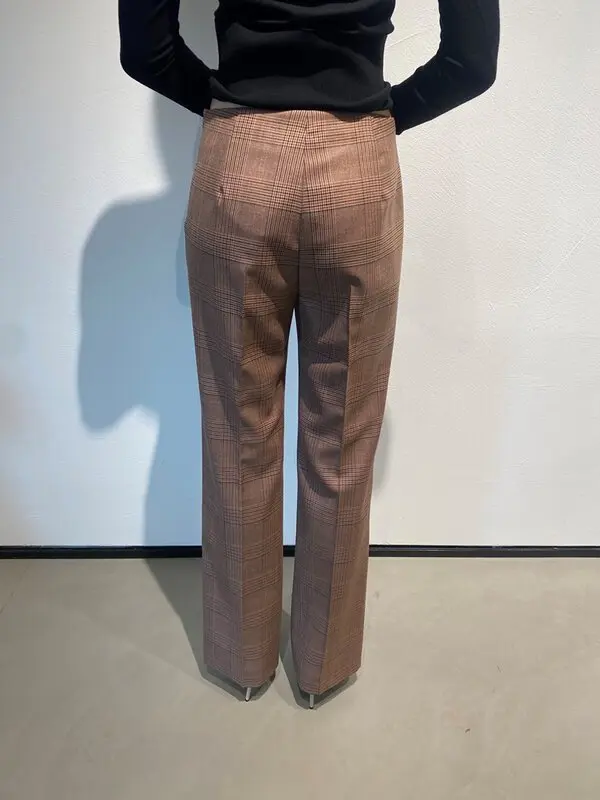 Max Mara Prince Of Wales Check Trousers