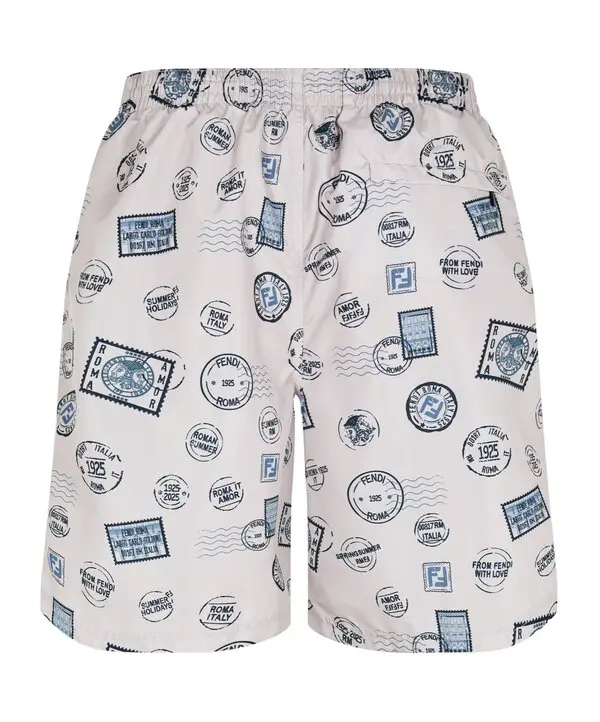 Fendi Postcard Woven Tracksuit Shorts