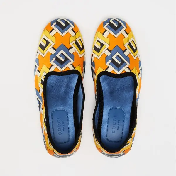 Gucci Color Block Flat Shoes