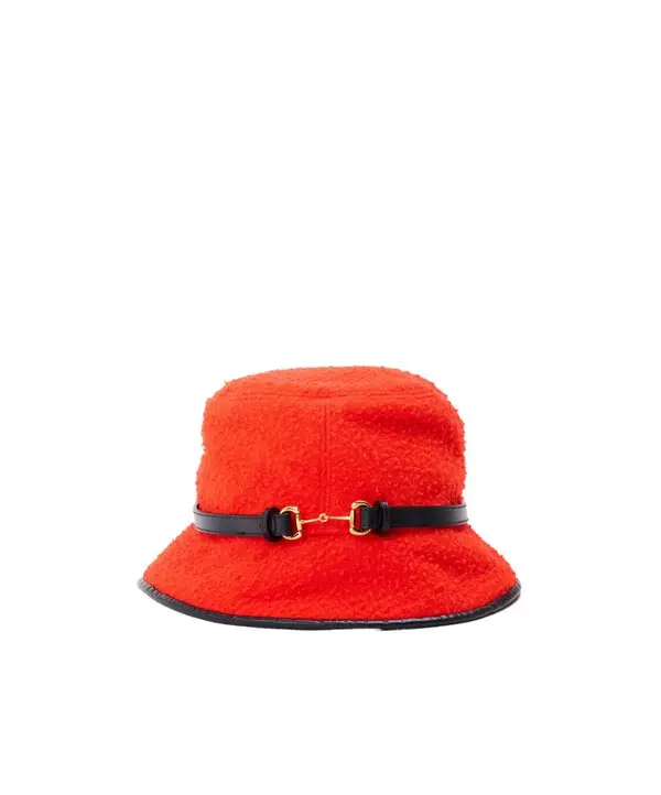 Gucci Plush Fisherman's Hat - Red