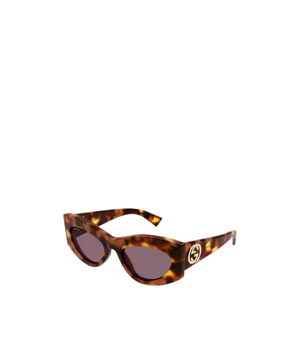 Gucci Tortoiseshell Cat-eye Sunglasses - Brown