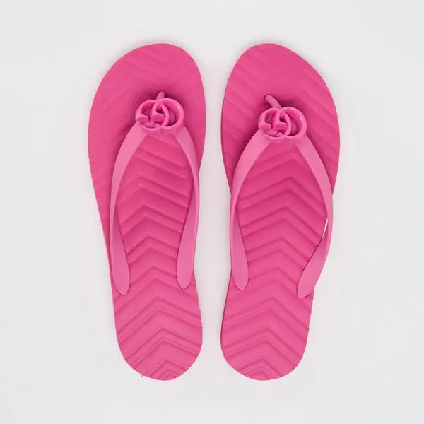Gucci Solid Flat Sandals