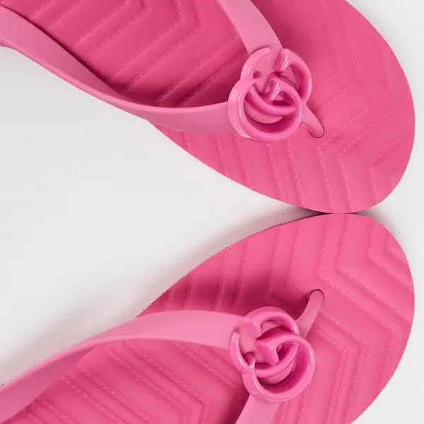 Gucci Solid Flat Sandals