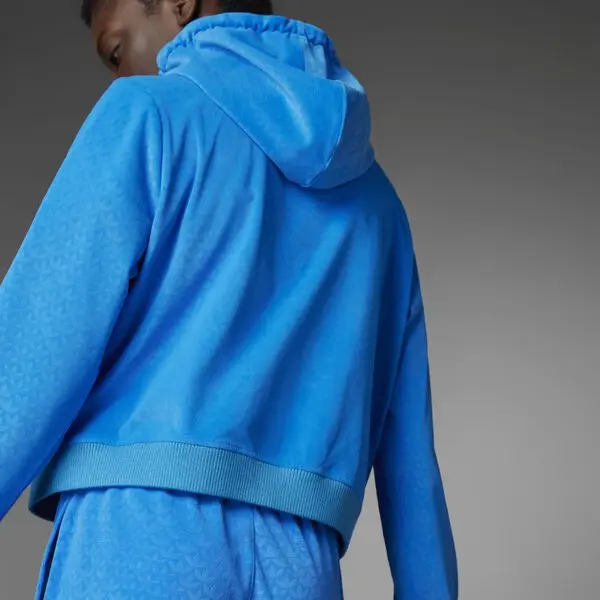 ADIDAS ORIGINALS Adicolour 70s Velour Zip Hoodie