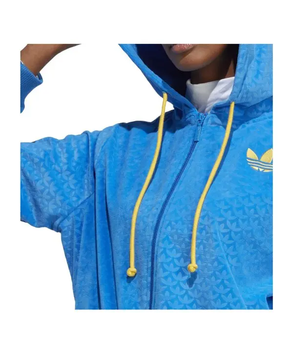 ADIDAS ORIGINALS Adicolour 70s Velour Zip Hoodie