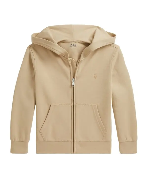 Polo Ralph Lauren Zip-up Hooded Sweatshirt - Nude