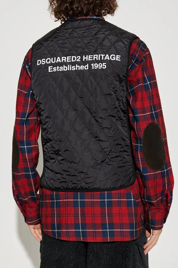 Dsquared2 Zip-up Quilted Vest