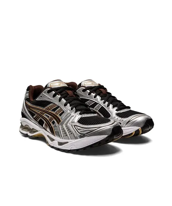 Asics Gel-hayano 14 Lace-up Sneakers - Black/coffee