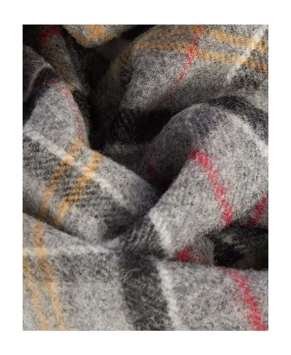 Barbour Tartan Fringed Scarf