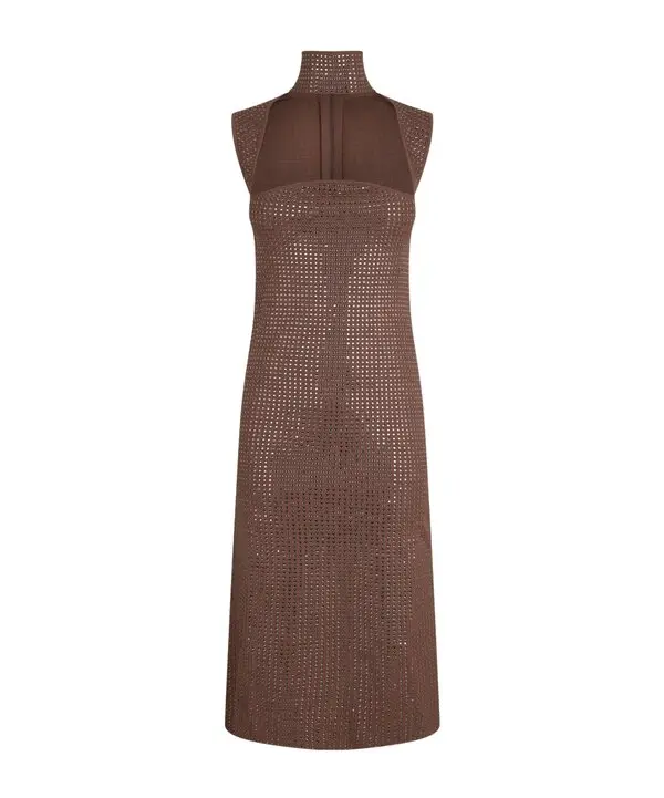 Bottega Veneta Cut Out Midi Dress - No