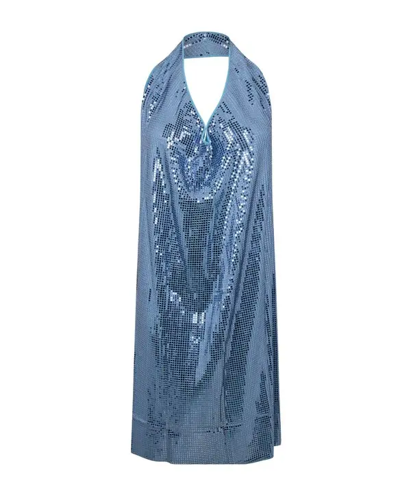 Bottega Veneta Sequin Halterneck Dress
