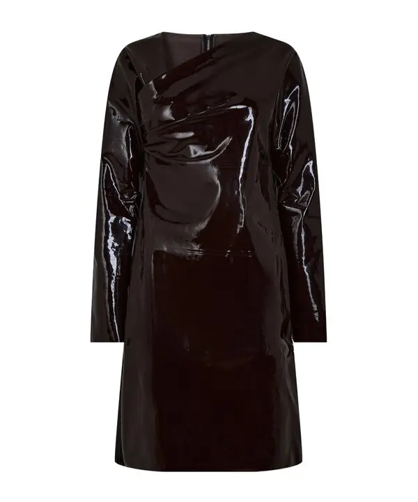 Bottega Veneta Draped Textured Mini Dress