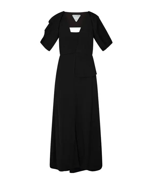 Bottega Veneta Long Maxi Dress - Black