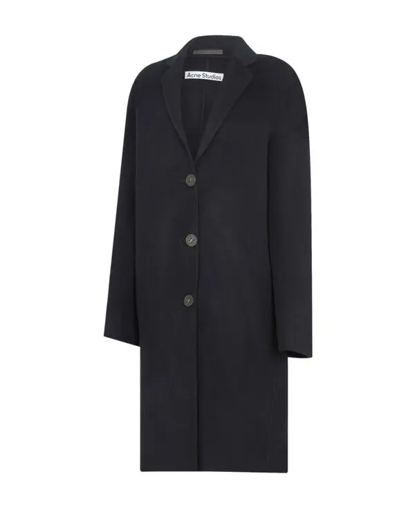 Acne Studios Logo Single-breasted Coat