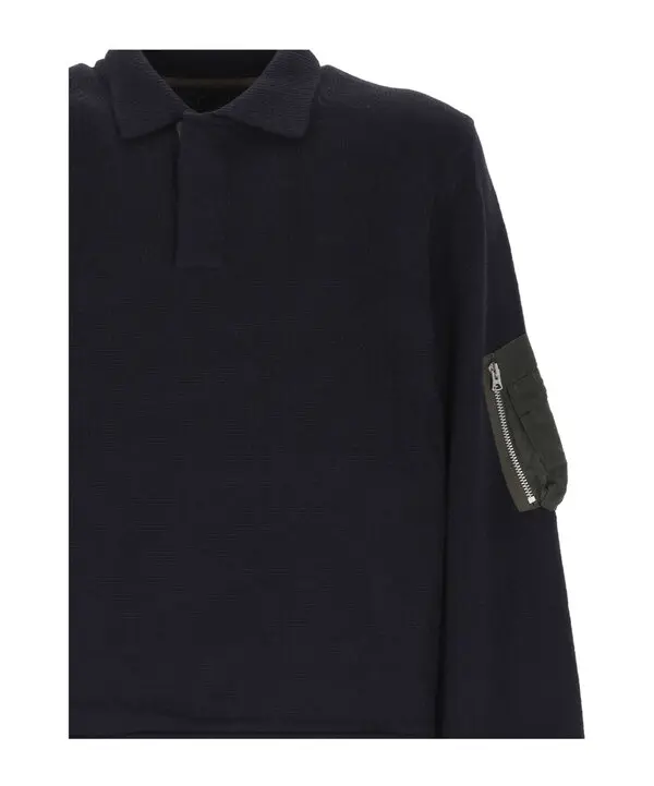 Sacai Zip-pocket Wool Sweater
