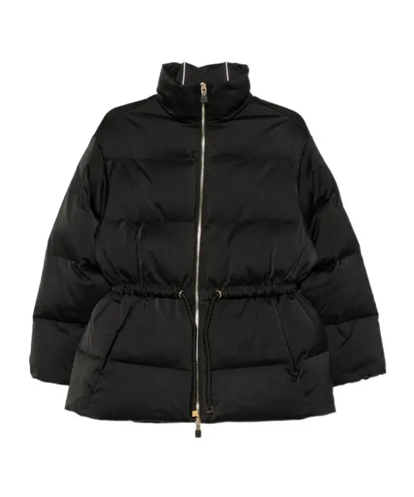 Elisabetta Franchi Drawstring Puffer Jacket