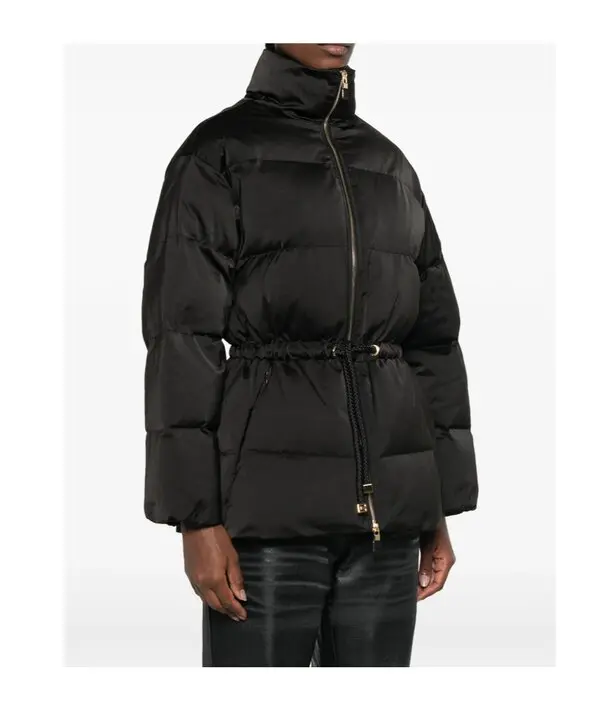 Elisabetta Franchi Drawstring Puffer Jacket