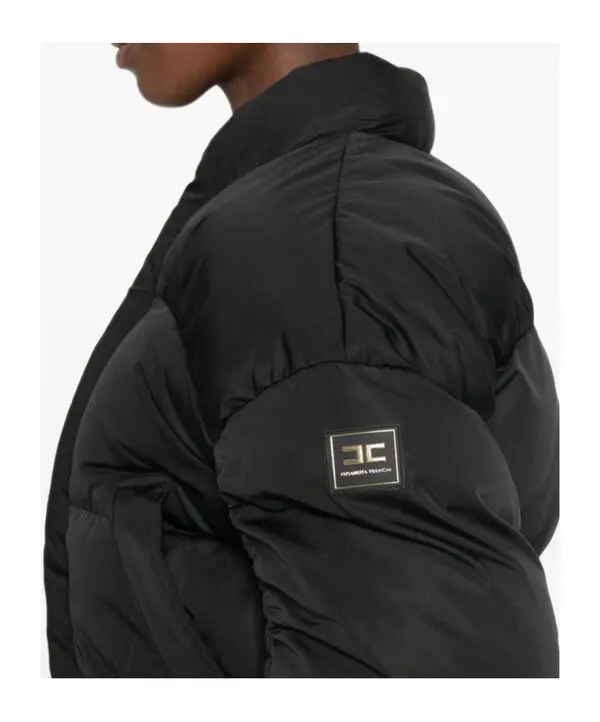 Elisabetta Franchi Cropped Puffer Jacket