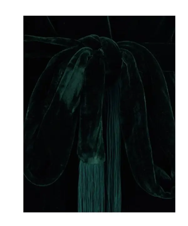 Antonelli Firenze Fringed Velvet Cardigan