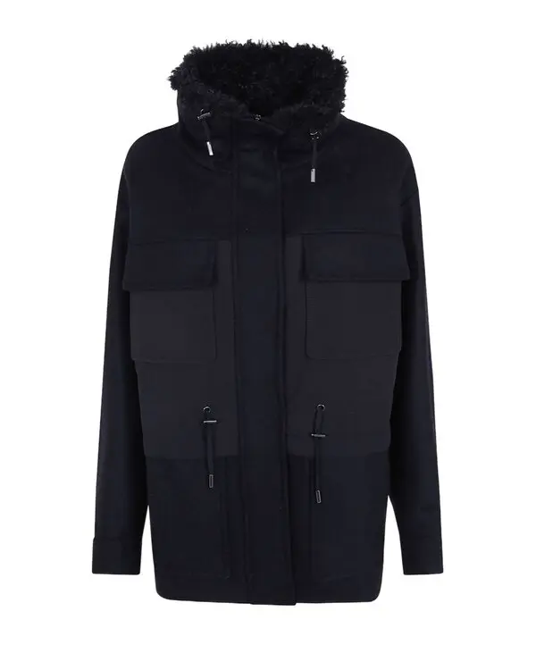 Mantū Hooded Peacoat Coat
