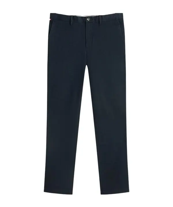Tommy Hilfiger Casual Trousers With Belt Loops - Black
