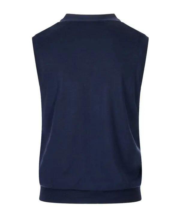 Fedeli Sleeveless V-neck Cardigan