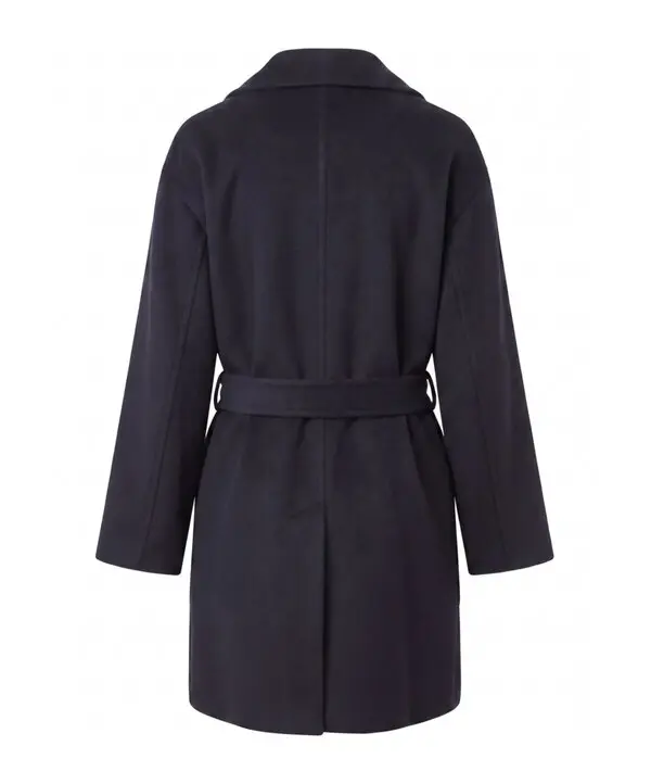 Tagliatore V-neck Belted Coat