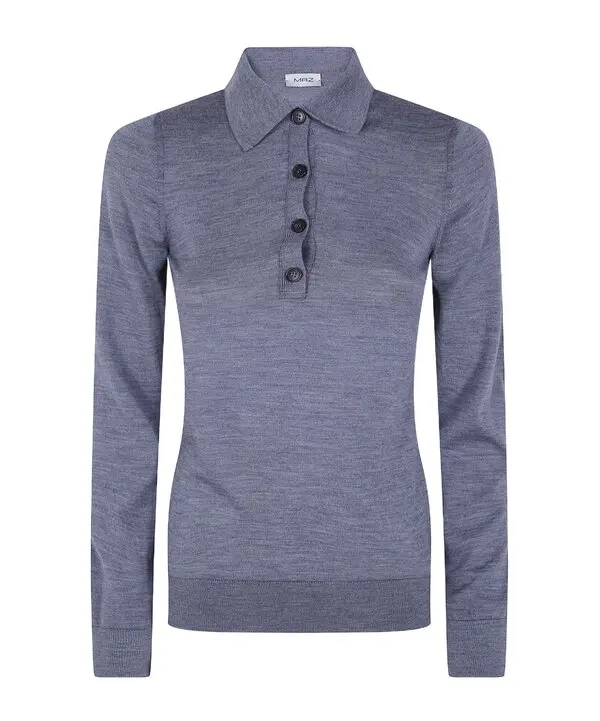 MRZ Long Sleeves Polo Neck Sweater