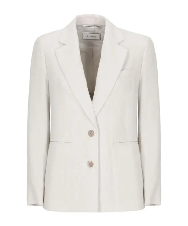 Peserico Textured Single-breasted Blazer