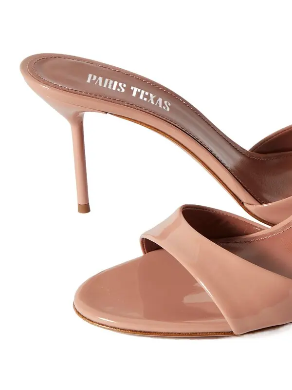 Paris Texas Patentleather Highheel Mules